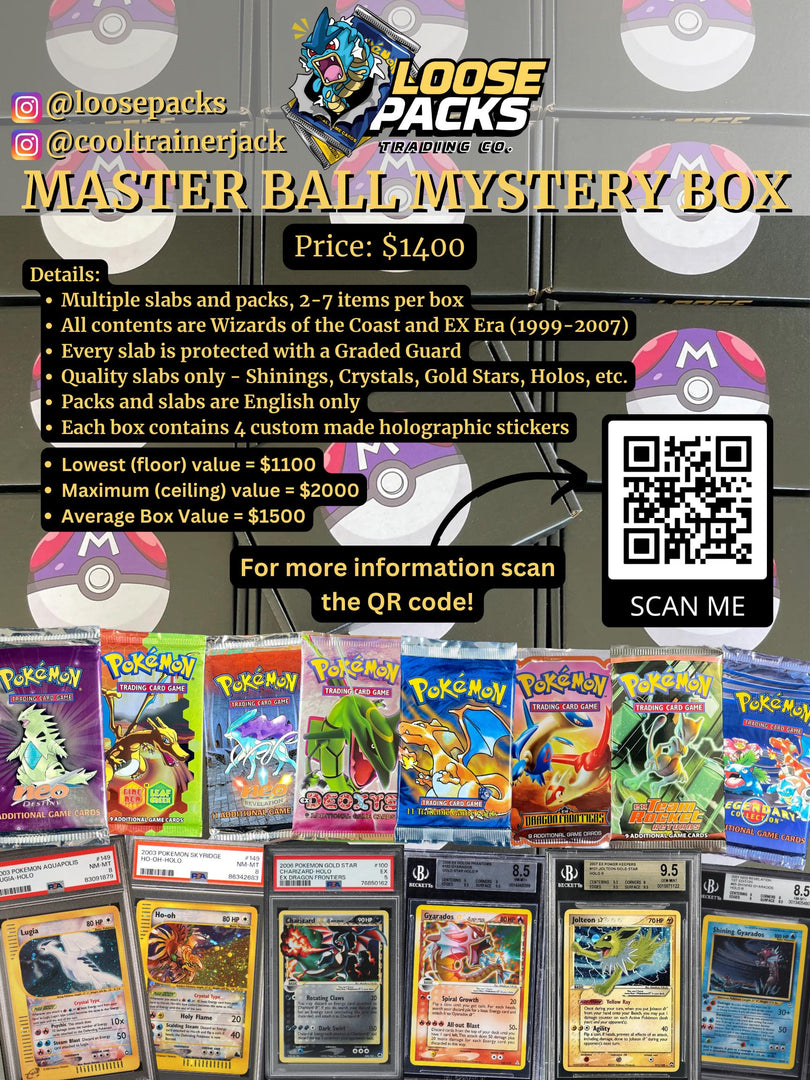 Mystery Box - Master Ball Tier – Loose Packs Trading Co.